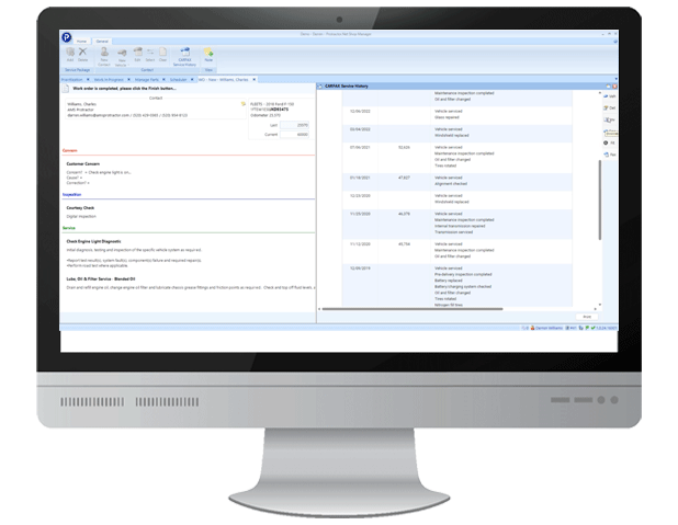 Repair Roadmap | Service Reminders & Deferred Work | Protractor Software