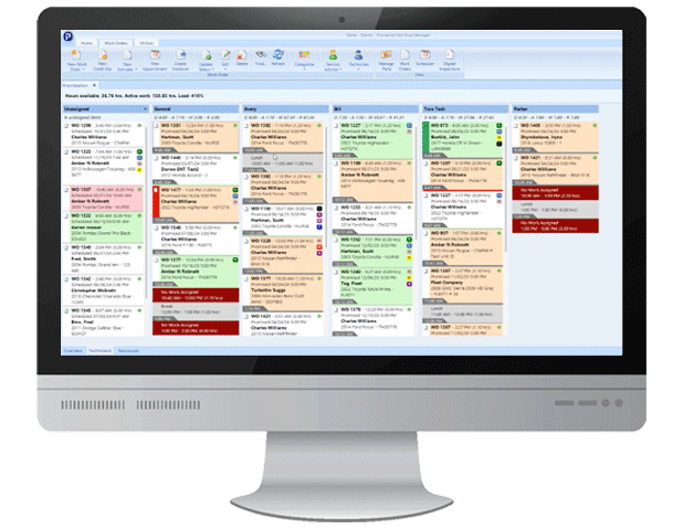 Auto Shop Management Software | Protractor Software